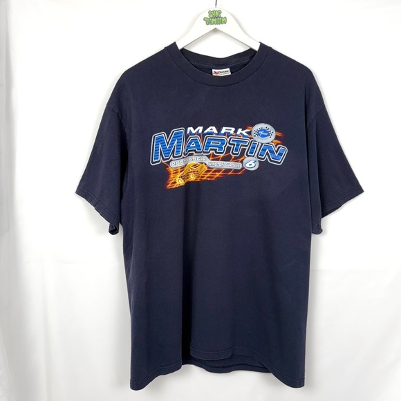 Vintage | Shirts | Vintage 202 Nascar Mark Martin Tshirt | Poshmark